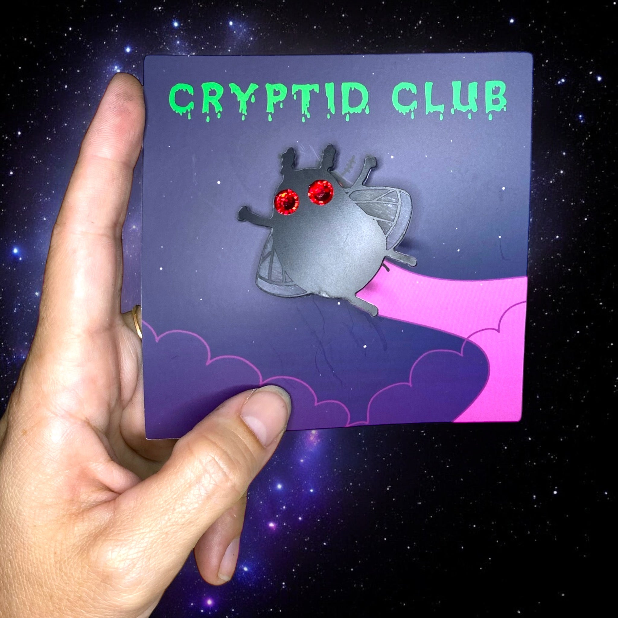 Cryptid Club Mothman Hair Clip – VincaUSA